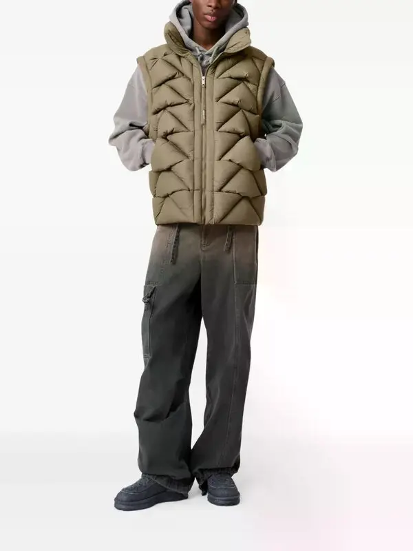 Axel Arigato Quilted Gilet - Brown