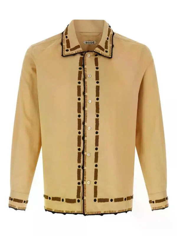 BODE Ryegrass Shirt - Neutrals