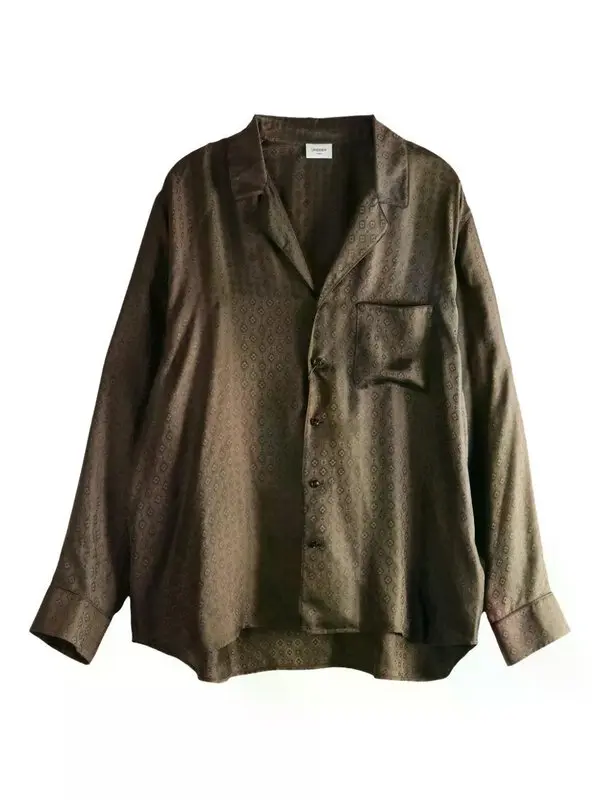 Saint Laurent Long Sleeve Shirt - Brown