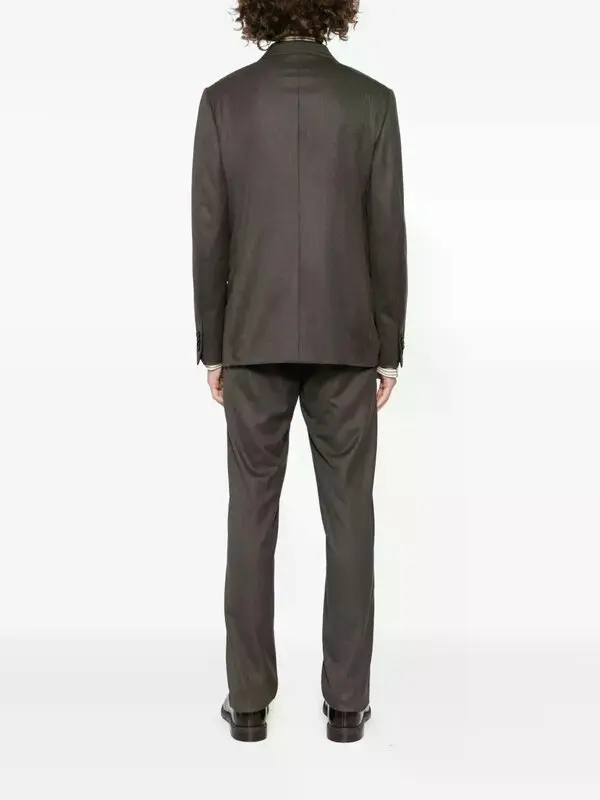 Zegna Wool Suit - Brown