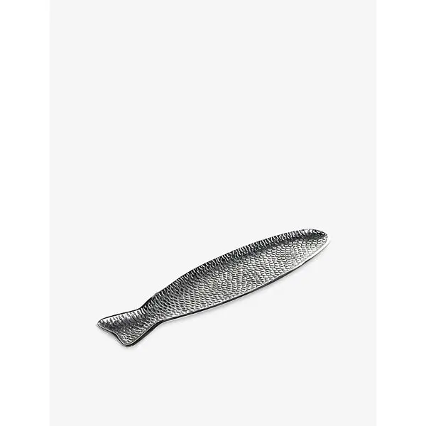 SERAX Paola Navone Fish & Fish Aluminium Serving Plate - Grey