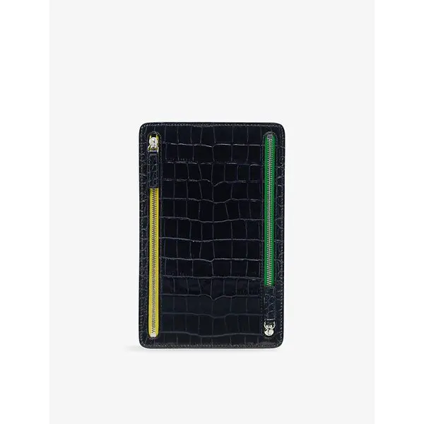 Smythson Multi-zip Leather Case
