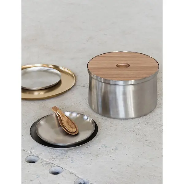 SERAX Bea Mombaers Brushed Steel Bowl