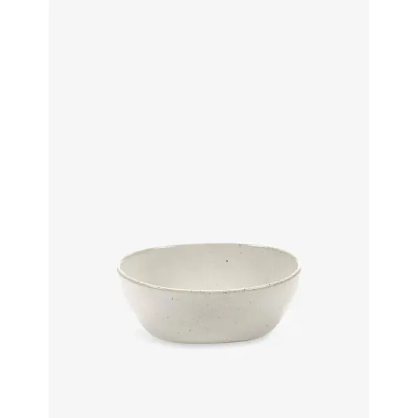 SERAX Uncharted Out Of Lines Stoneware Bowl - White