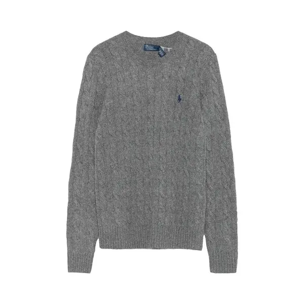 Polo Ralph Lauren Long Sleeve Collared Pullover Sweater - Grey