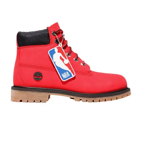 Timberland Nba X 6 Inch Premium Boots Youth 'chicago Bulls - Red