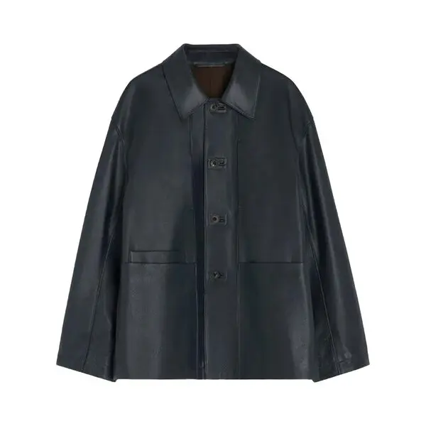 LEMAIRE Leather Workwear Jacket