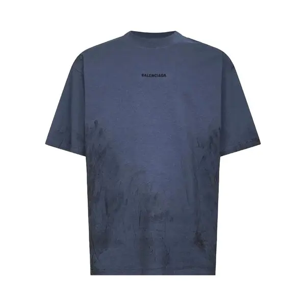 Balenciaga Medium Fit T-shirt - Blue