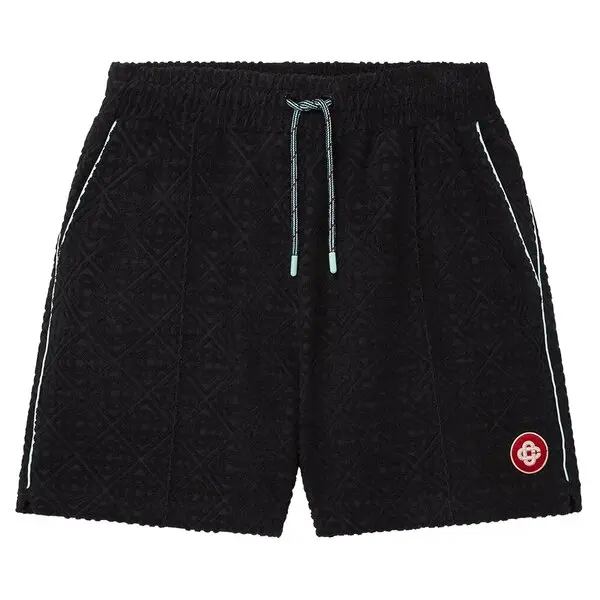 Casablanca Towelling Shorts - Black
