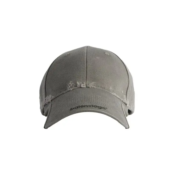 Balenciaga Logo Baseball Cap - Grey