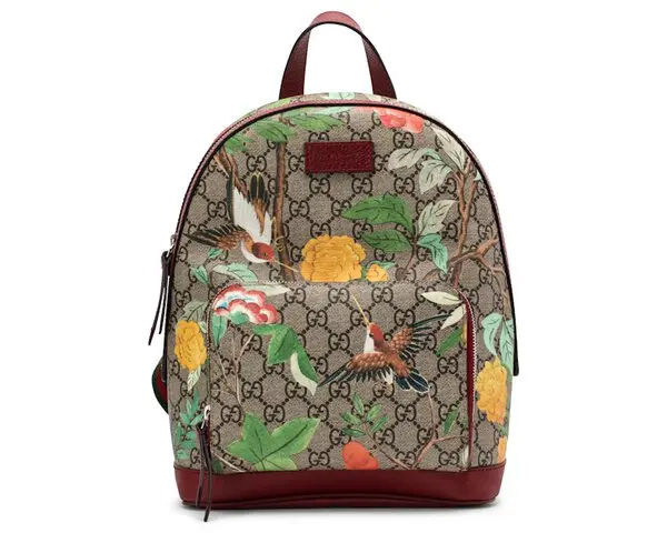 Gucci Tian Print Small Backpack Monogram Gg