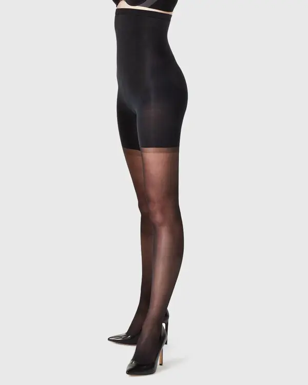 Spanx High-waisted Shaping Sheers - Black