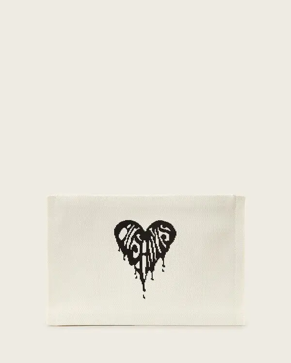 ALLSAINTS Izzy Heart Clutch
