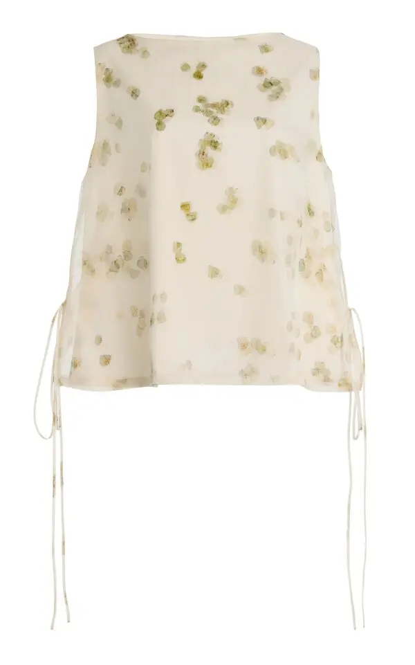 Altuzarra Siggi Tie-detailed Top - Ivory