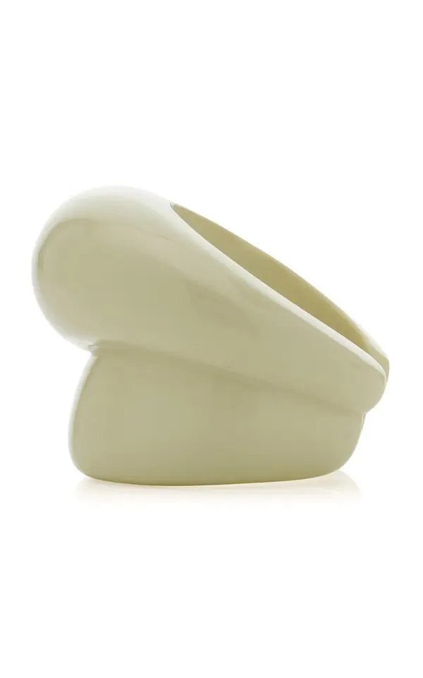JULIETTA Leto Resin Cuff - White