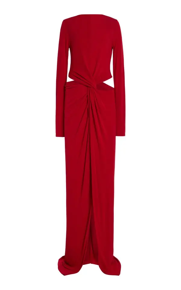Cult Gaia Keri Cutout Maxi Dress - Red