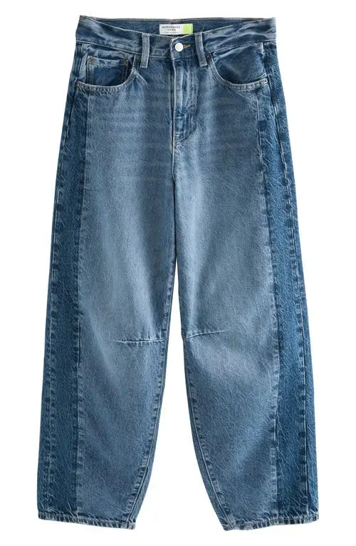 NEXT Two-tone Barrel Leg Jeans