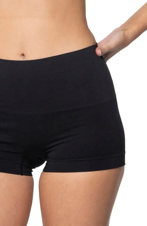 UNDEROUTFIT Smoothing At Waist Boyshort - Black