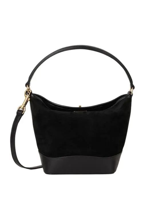 Sandro Tangoso Mini Bucket Bag - Black