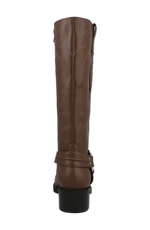 Mia Diego Harness Boots - Brown