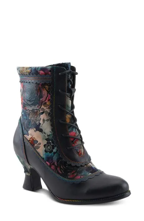 SPRING STEP SHOES Bewitch Bootie - Navy Multi