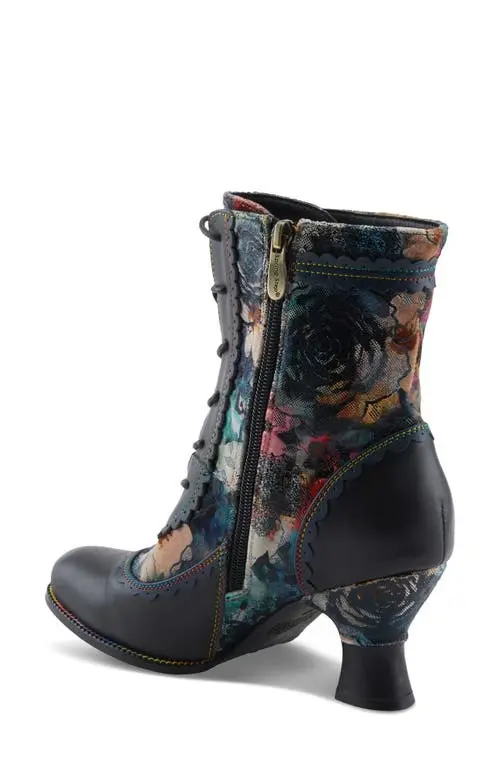 SPRING STEP SHOES Bewitch Bootie - Navy Multi