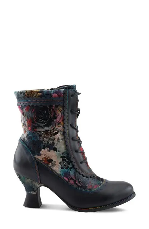 SPRING STEP SHOES Bewitch Bootie - Navy Multi