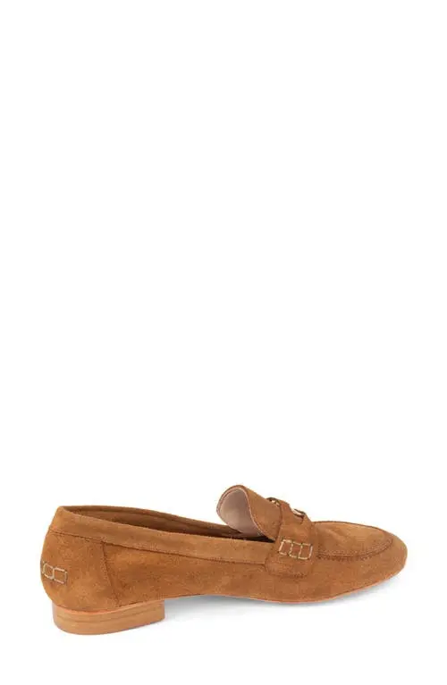 PATRICIA GREEN Vince Penny Loafer - Cognac Suede