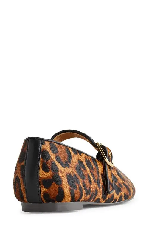 Madewell Remy Leopard Mary Jane Flat