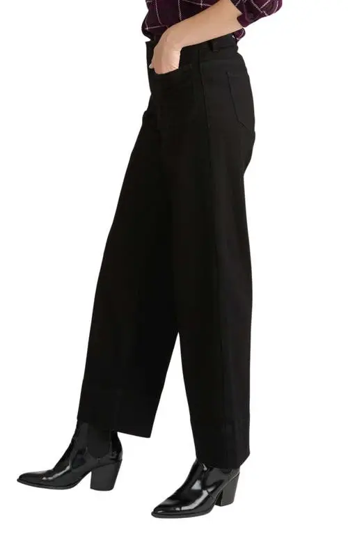 Universal Standard Claudia Wide Leg Jeans - Jet Black