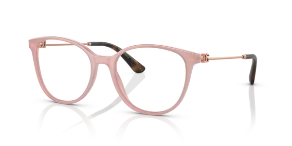 Dolce & Gabbana Dg3363f Eyeglasses - Rosáceo Ópalo