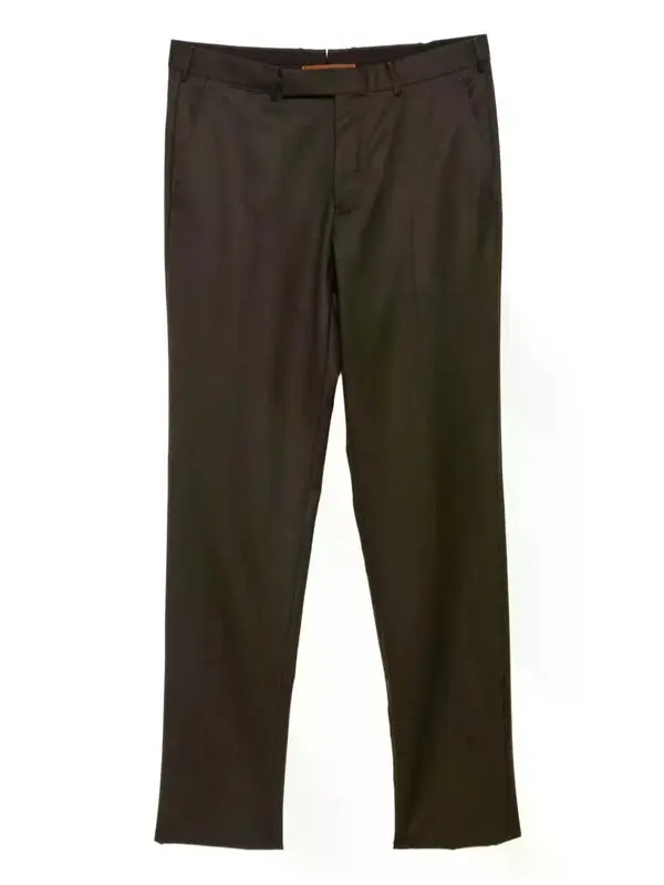 Zegna Wool Trousers - Brown