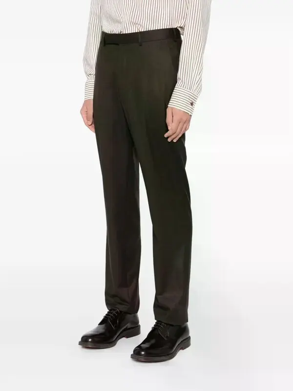 Zegna Wool Trousers - Brown