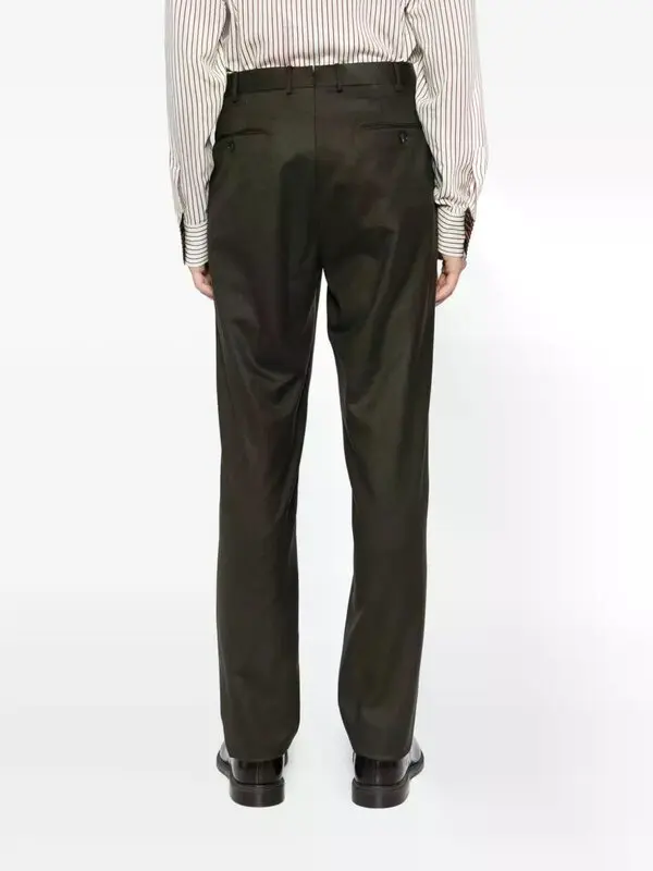 Zegna Wool Trousers - Brown