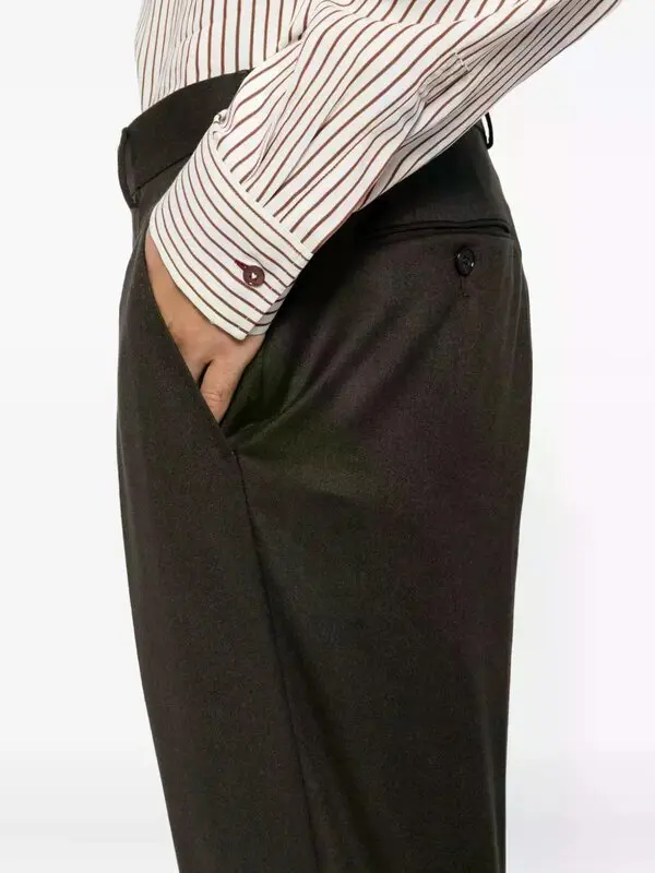 Zegna Wool Trousers - Brown