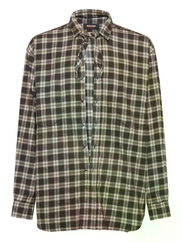 Dsquared2 Checked Shirt - Brown