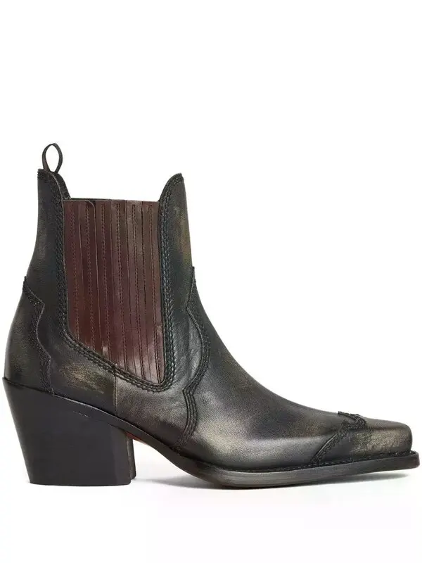 Dsquared2 Leather Chelsea Boots