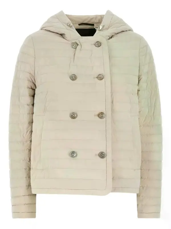 MOORER Hooded Double-breasted Padded Jacket