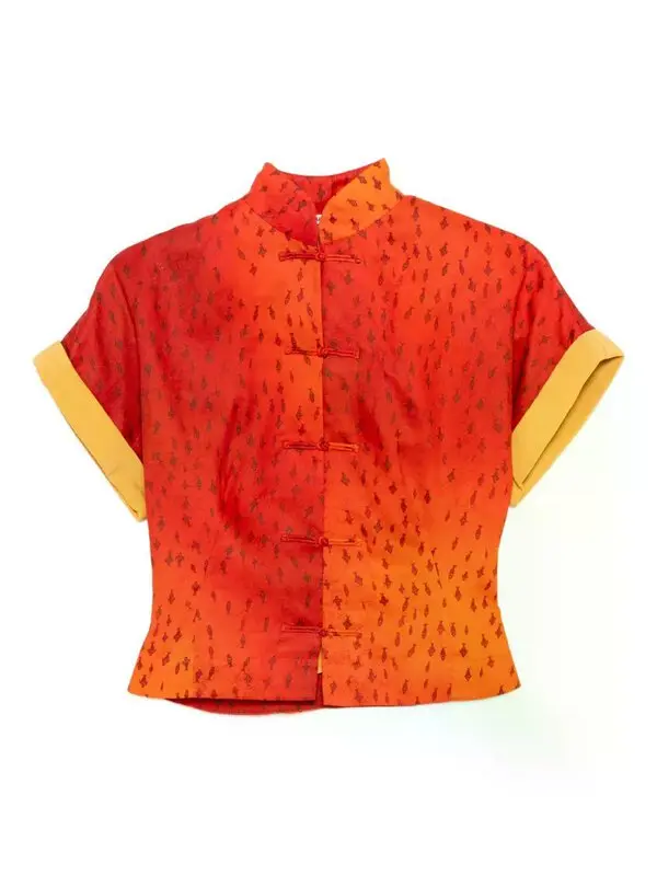 SAMUEL GUÌ YANG Graphic-print Top