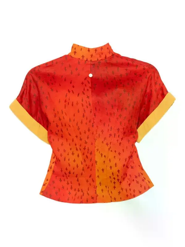 SAMUEL GUÌ YANG Graphic-print Top