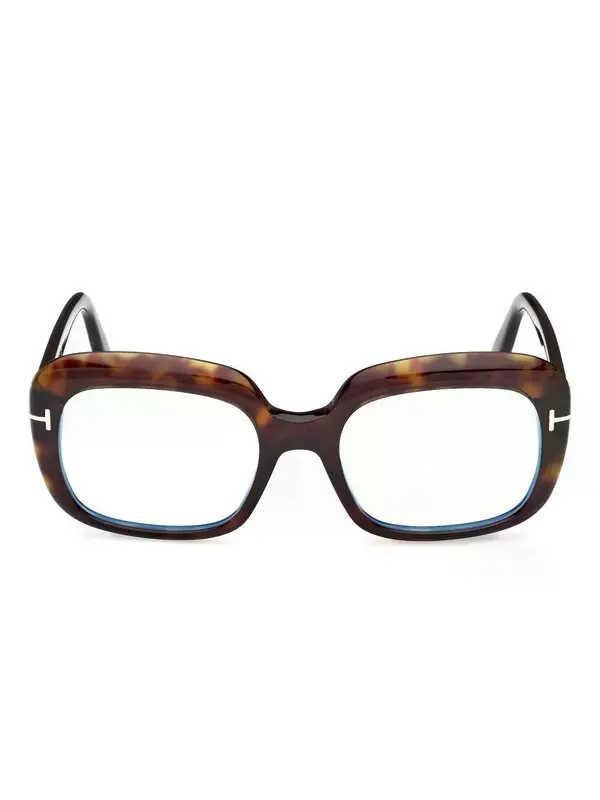 TOM FORD Square-frame Glasses - Brown