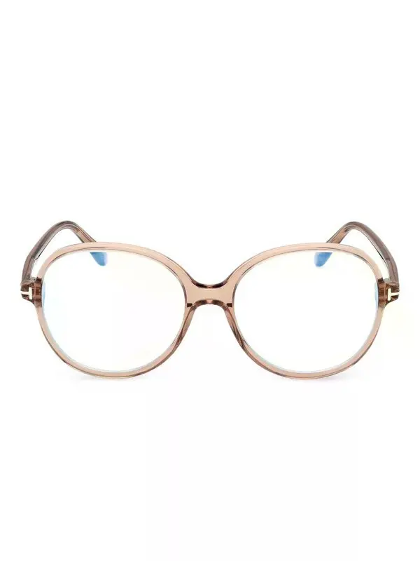 TOM FORD Round-frame Glasses - Neutrals