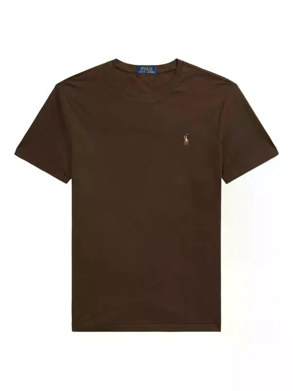 Polo Ralph Lauren Logo-detail Cotton T-shirt - Brown