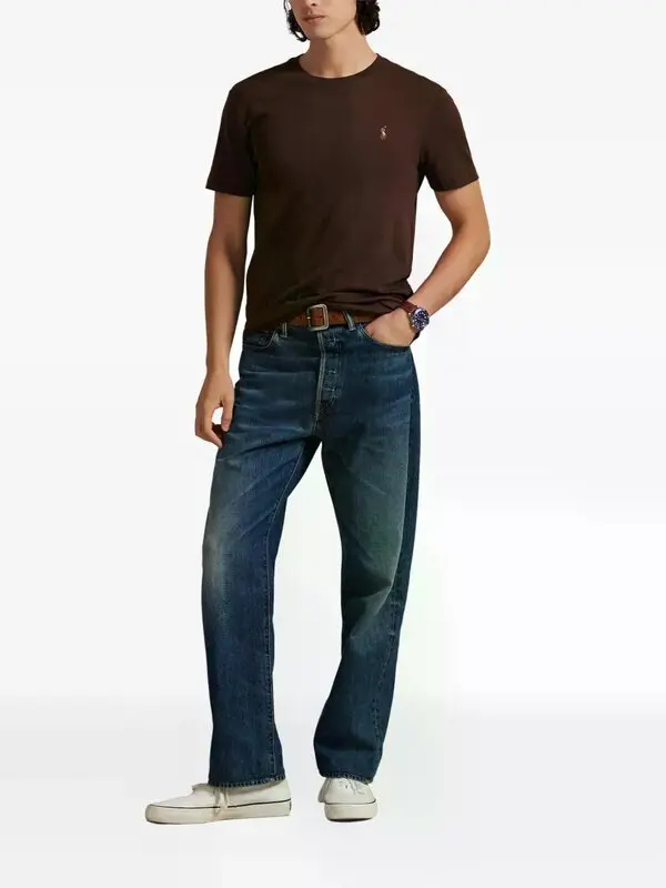 Polo Ralph Lauren Logo-detail Cotton T-shirt - Brown