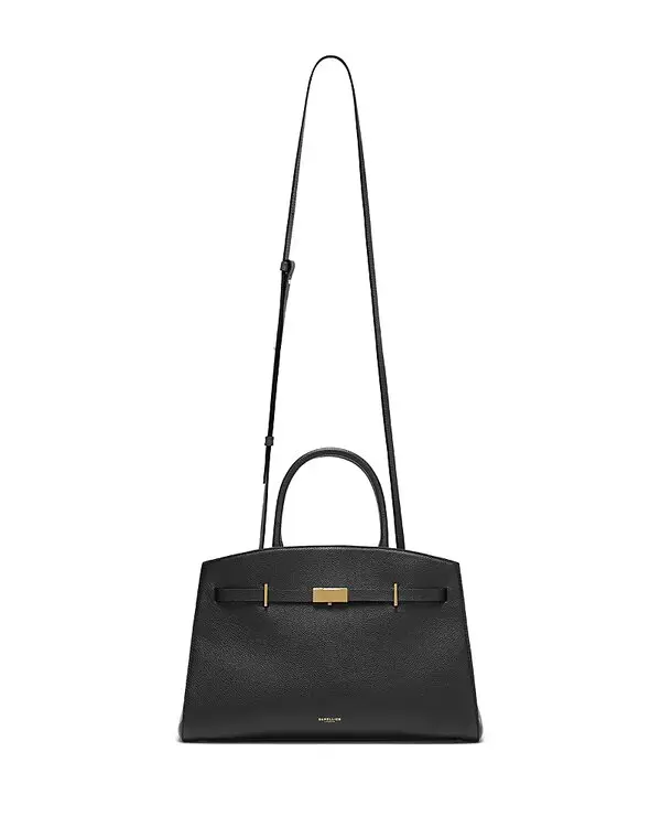 DEMELLIER The Mini Hudson Top Handle Bag - Black