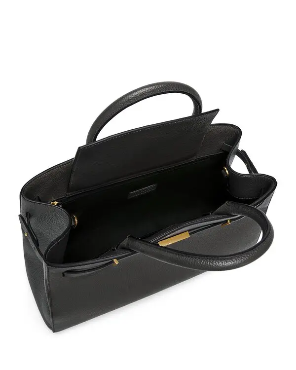 DEMELLIER The Mini Hudson Top Handle Bag - Black