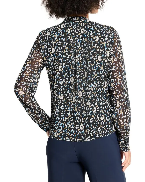 NIC+ZOE Femme Cheetah Tucked Top