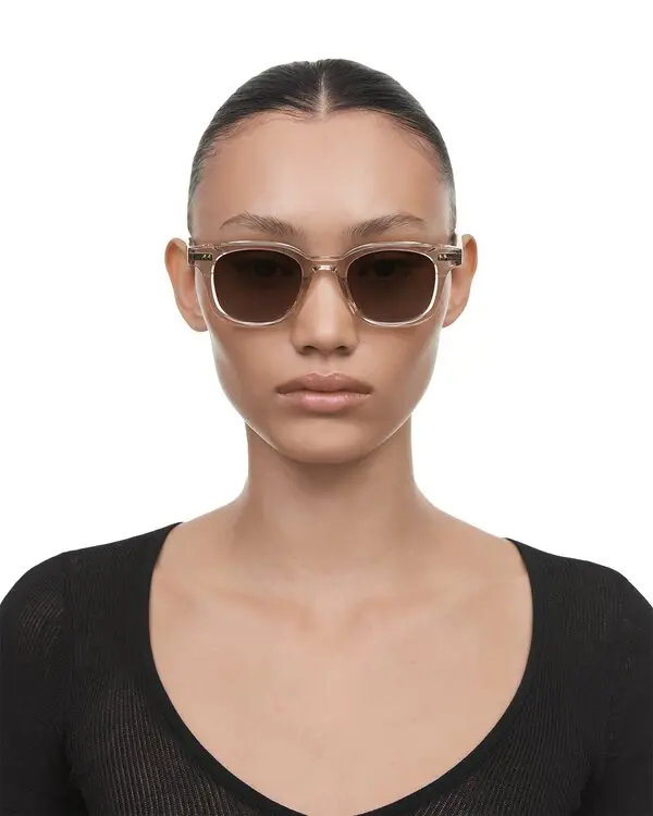 Chimi Square Sunglasses, 46mm - Ecru