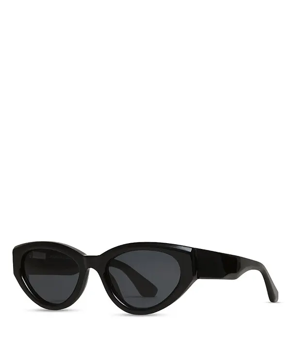 Chimi Cat Eye Sunglasses, 53mm - Black