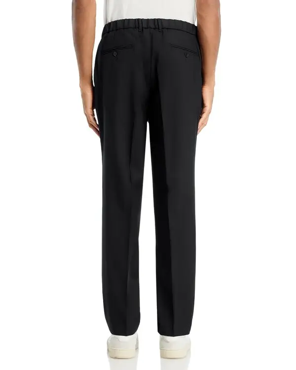 Vince Drawstring Performance Wool Trousers - Black